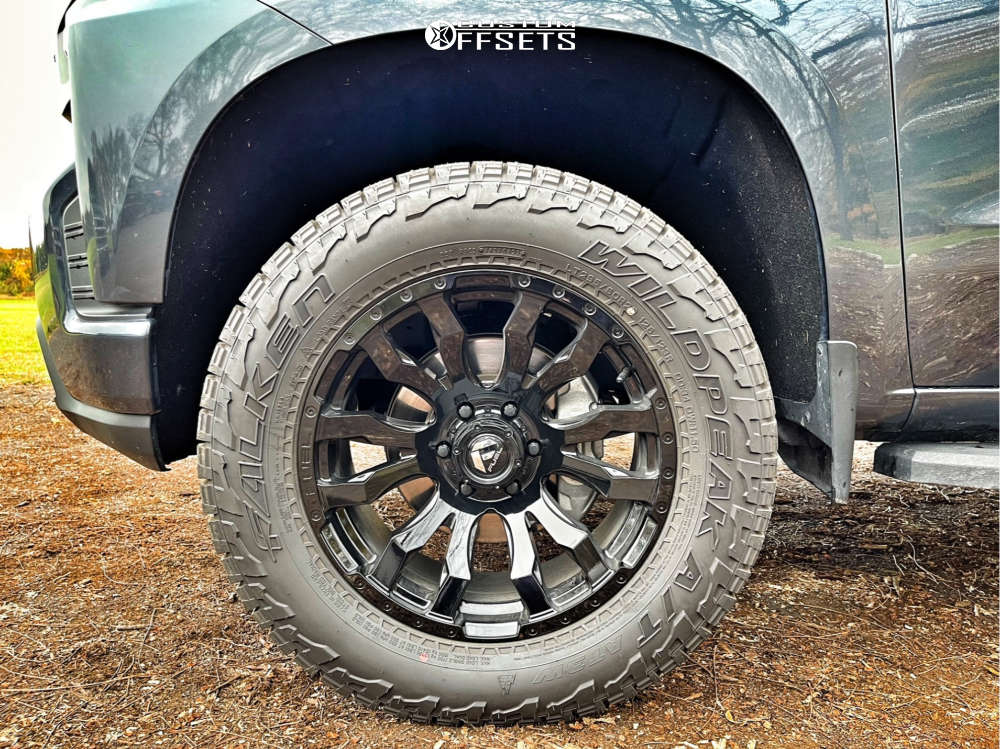 2021 Chevrolet Silverado 1500 with 20x9 1 Fuel Blitz and 295/60R20 ...