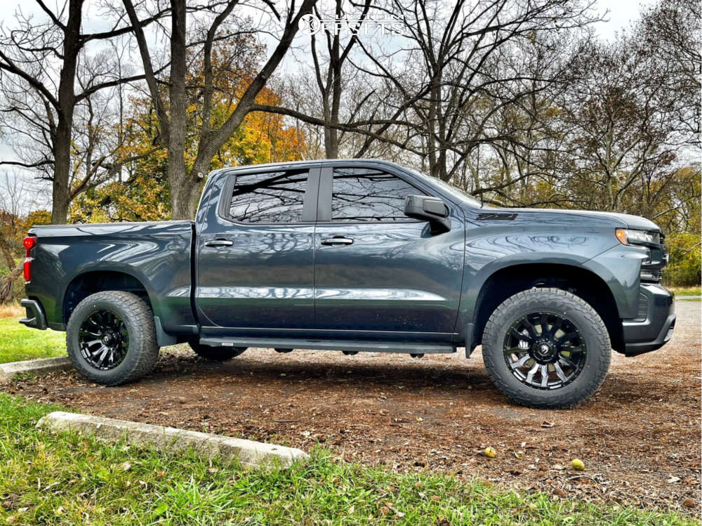 2021 Chevrolet Silverado 1500 with 20x9 1 Fuel Blitz and 295/60R20 ...