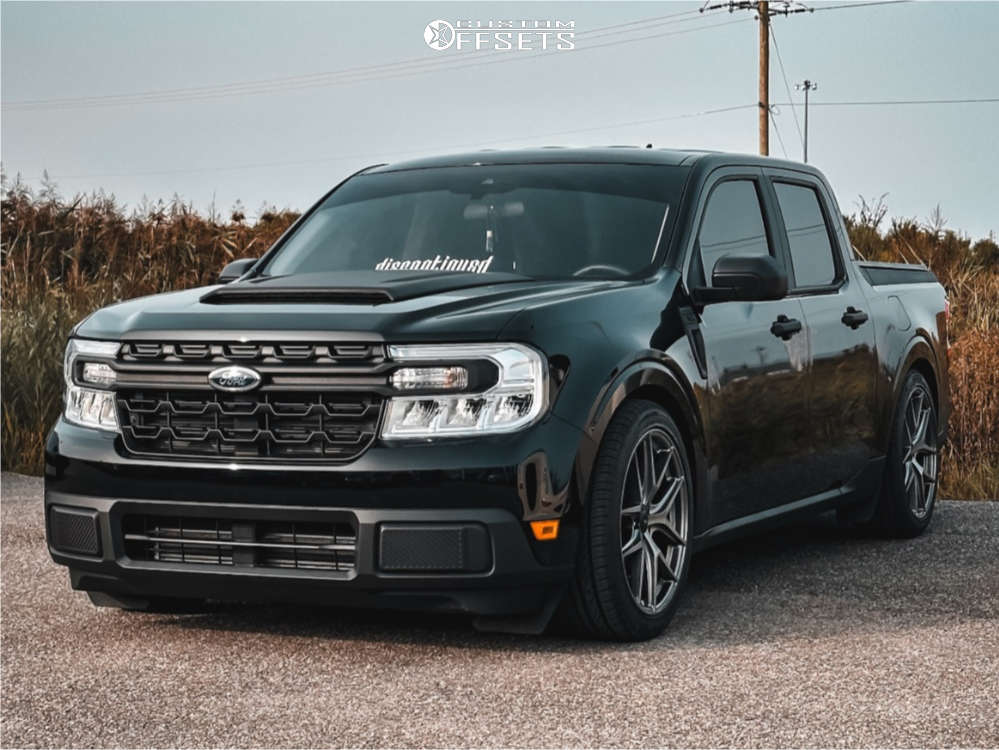 2023 Ford Maverick with 20x8.5 45 Fast Wheels Fc04 and 245/45R20 GT ...
