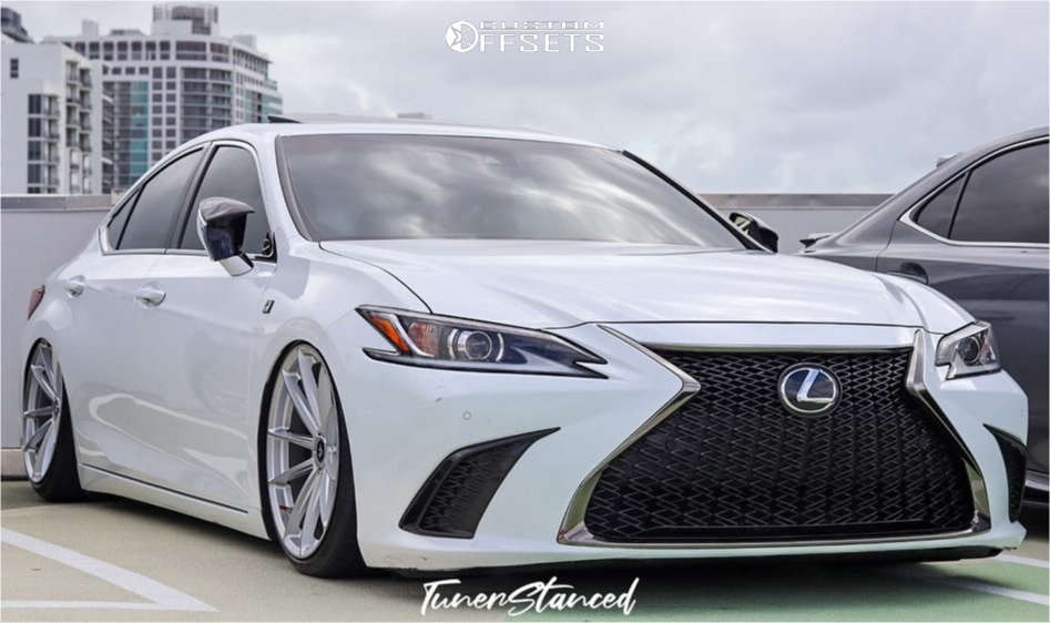 2021 Lexus ES350 with 20x10 42 Fittipaldi 362s and 245/35R20 Lexani Lx-twenty and Air Suspension ...
