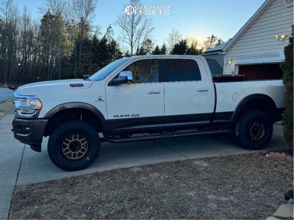 2022 Ram 2500 with 18x9 18 KMC Km544 and 325/65R18 Nitto Ridge Grappler ...