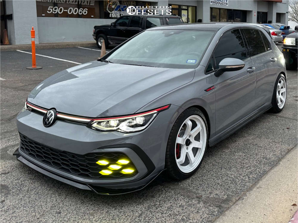 2024 Volkswagen GTI with 18x8.5 35 AVID1 AV6 and 225/40R18 Goodyear ...