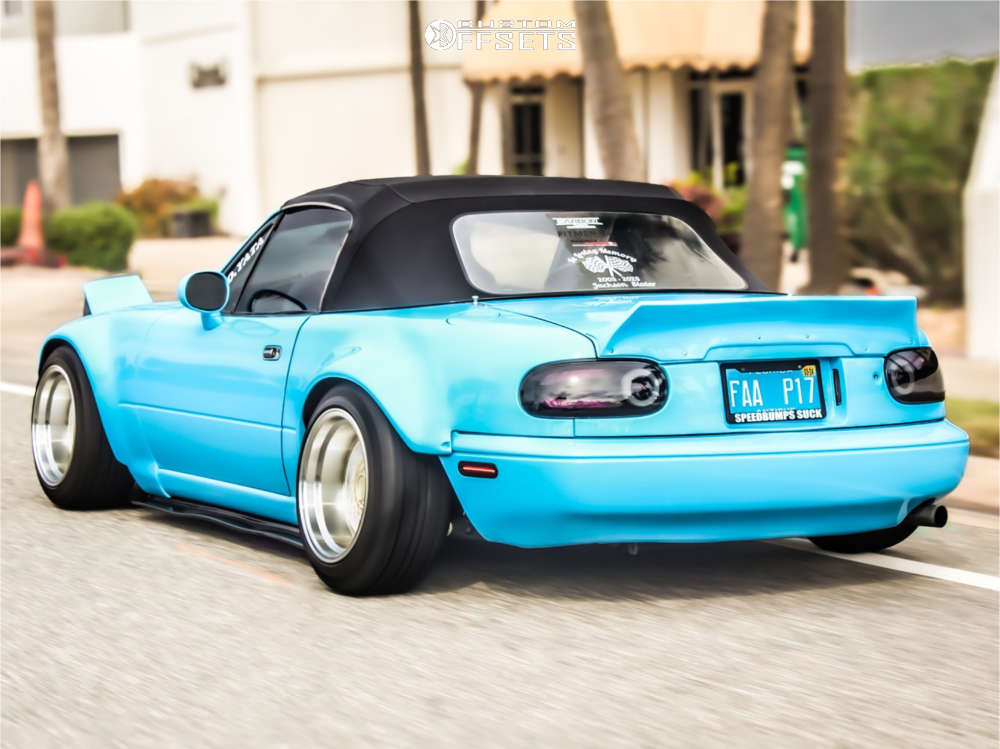 1993 Mazda Miata with 15x9 -20 ESM 002R and 195/45R15 Toyo Tires ...