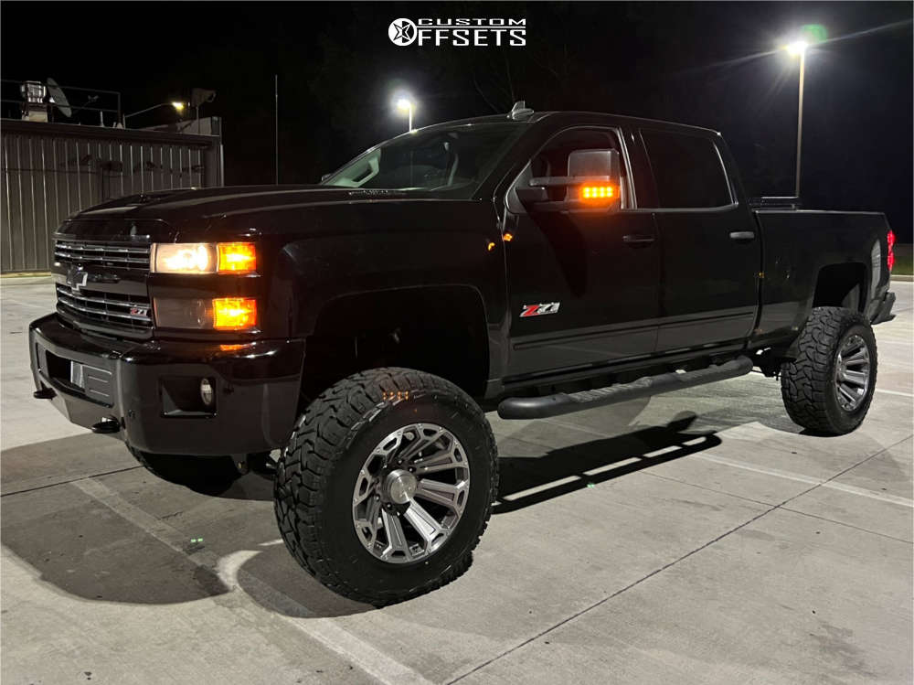 2019 Chevrolet Silverado 2500 HD with 20x12 -40 Asanti Cleaver and 37/ ...