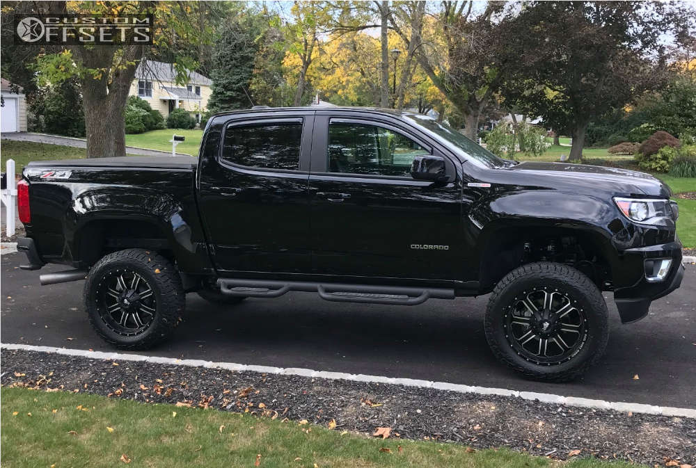 2017 Chevrolet Colorado with 20x9 0 Red Dirt Road 01 and 285/55R20 ...