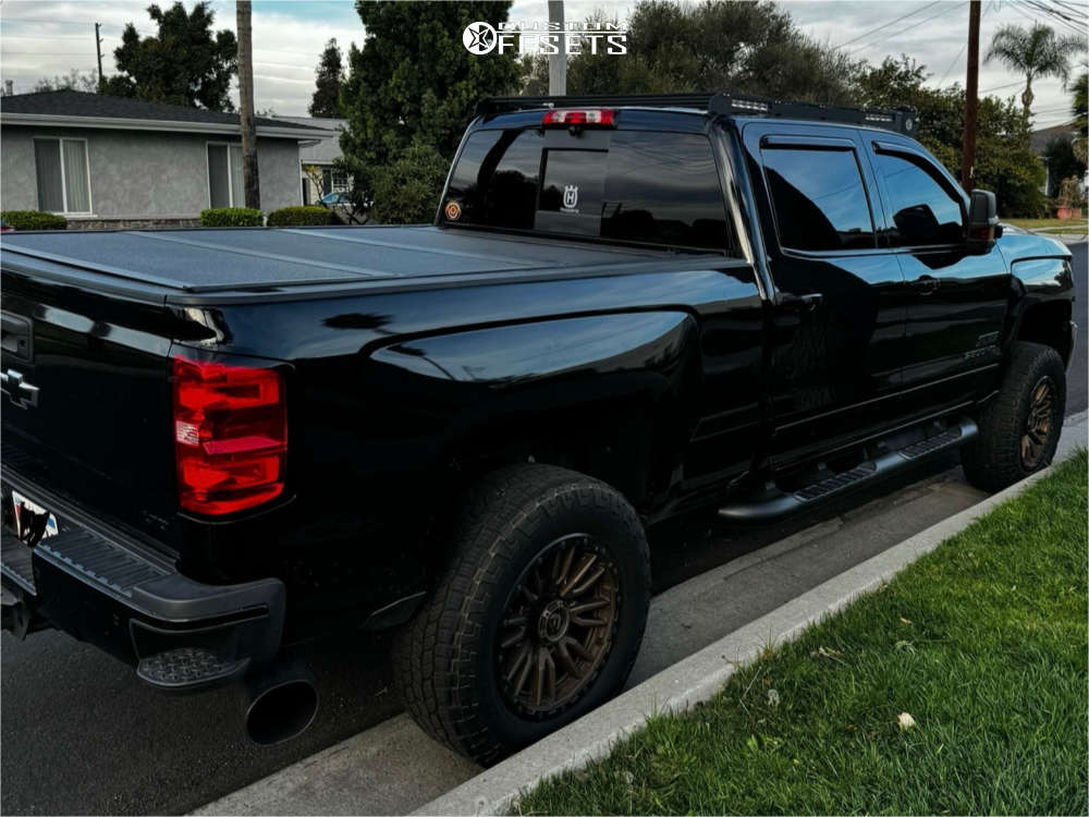 2019 Chevrolet Silverado 3500 HD with 20x9 1 Fuel Rebel 8 and 285/65R20 ...