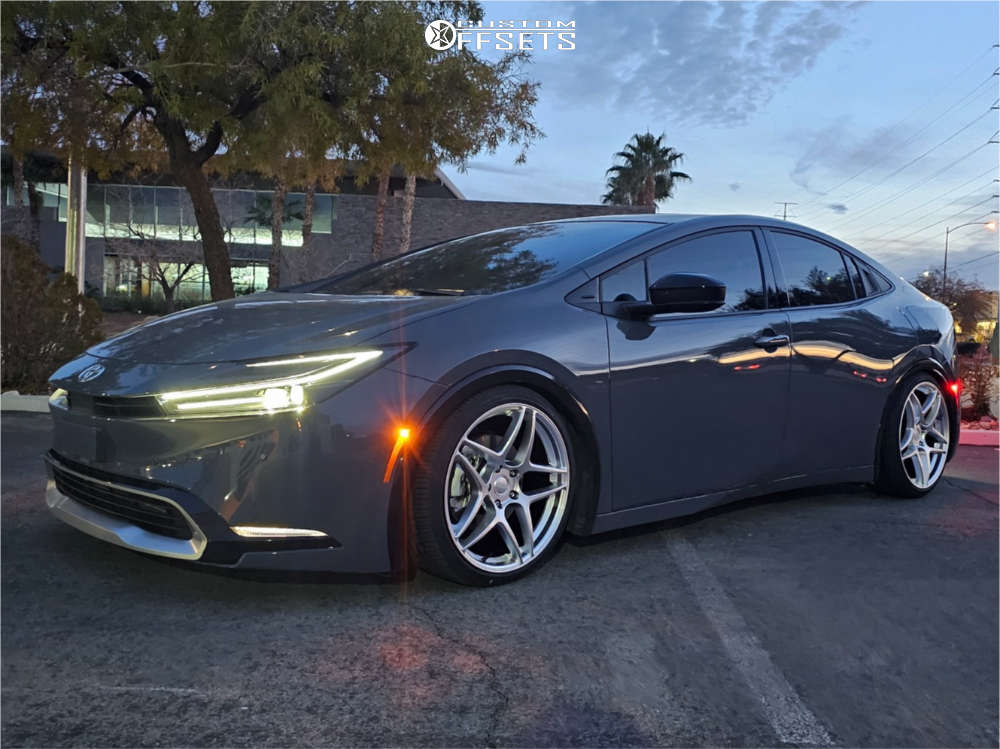 2023 Toyota Prius Prime with 19x8.5 35 Kansei Astro and 215/35R19 ...