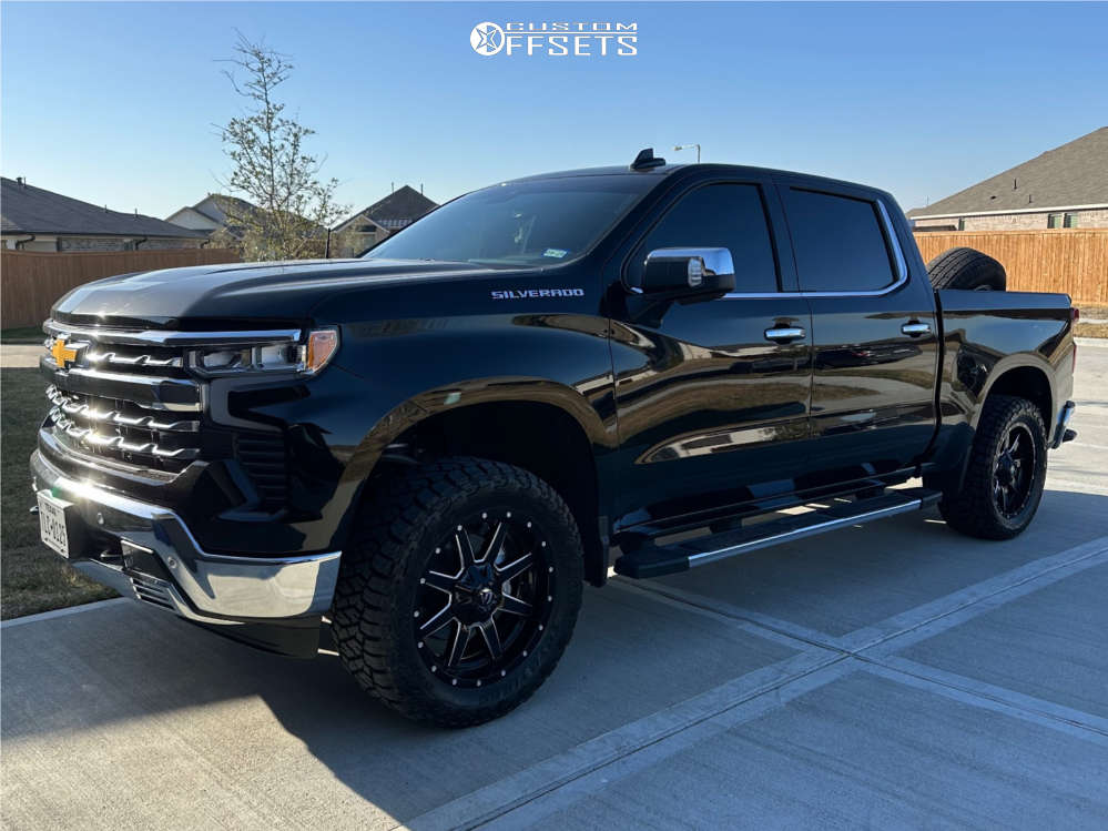 2023 Chevrolet Silverado 1500 with 20x9 1 Fuel Maverick and 33/12.5R20 ...