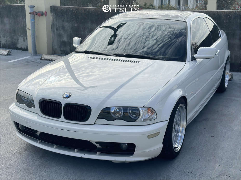 2001 BMW 330Ci with 17x8.5 30 JNC Jnc005 and 225/45R17 Douglas ...