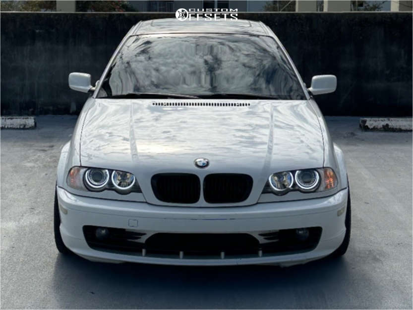2001 BMW 330Ci with 17x8.5 30 JNC Jnc005 and 225/45R17 Douglas ...