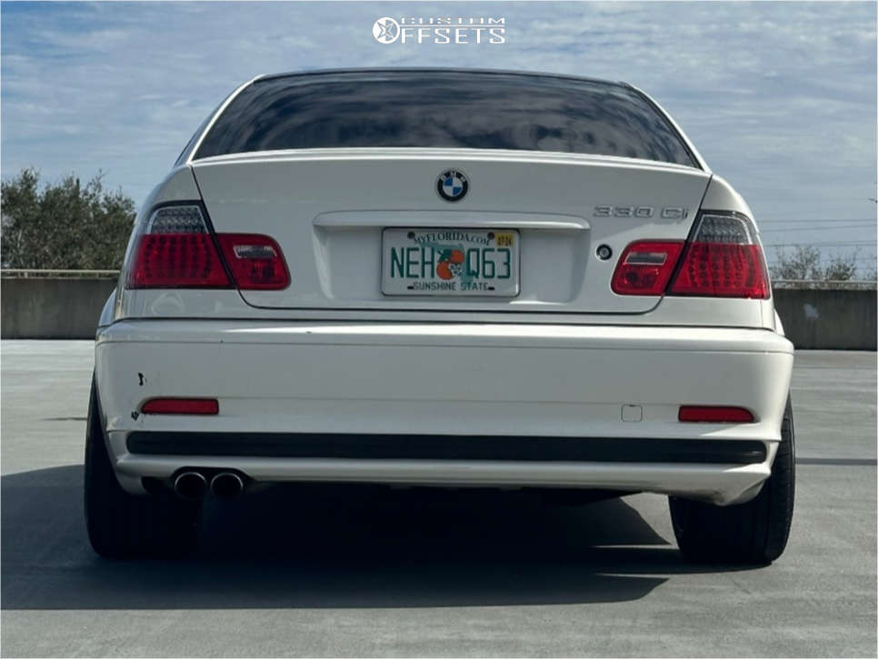 2001 BMW 330Ci with 17x8.5 30 JNC Jnc005 and 225/45R17 Douglas ...