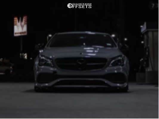 2018 Mercedes-Benz CLA250 with 19x8.5 42 Ferrada Fr2 and 245/35R19 ...