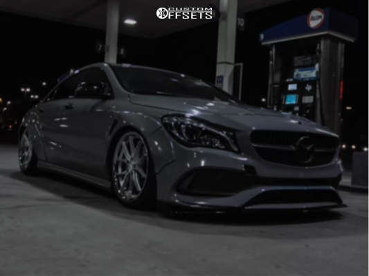 2018 Mercedes-Benz CLA250 with 19x8.5 42 Ferrada Fr2 and 245/35R19 ...