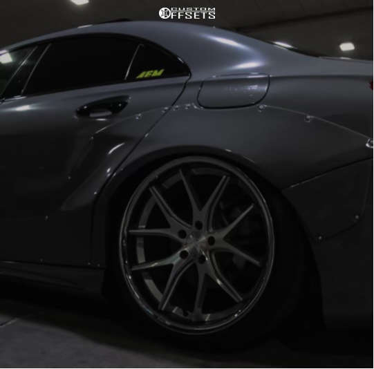 2018 Mercedes-Benz CLA250 with 19x8.5 42 Ferrada Fr2 and 245/35R19 ...