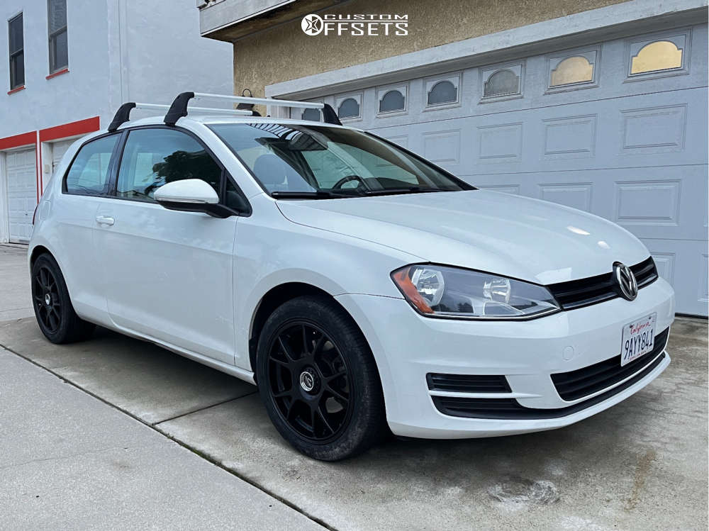 2015 Volkswagen Golf with 17x7.5 35 Fifteen52 Comp and 225/45R17 ...