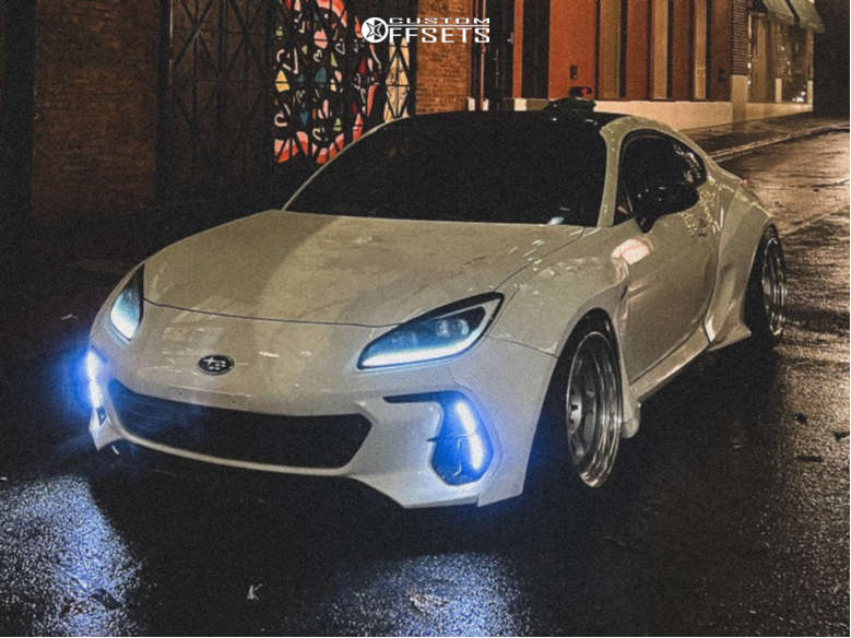 2022 Subaru BRZ with 18x10.5 5 Work Meister L1 3P and 265/35R18 ...