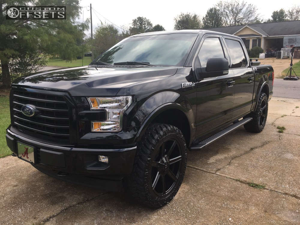 2017 Ford F-150 with 22x9.5 25 Dropstars 650b and 285/55R22 Nitto Trail ...