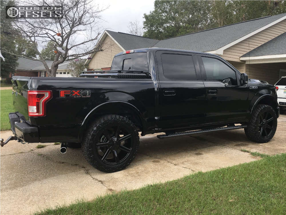 2017 Ford F-150 with 22x9.5 25 Dropstars 650b and 285/55R22 Nitto Trail ...