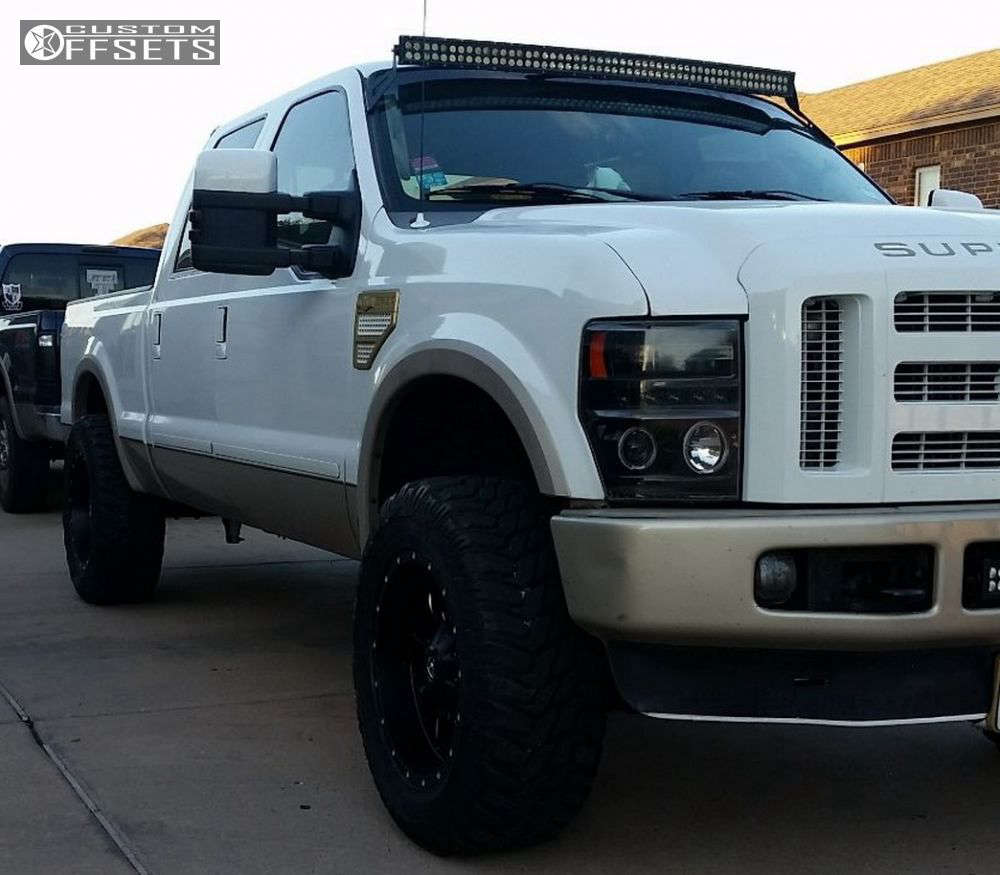 2008 Ford F-250 Super Duty with 20x10 -24 Fuel Krank and 35/12.5R20 ...