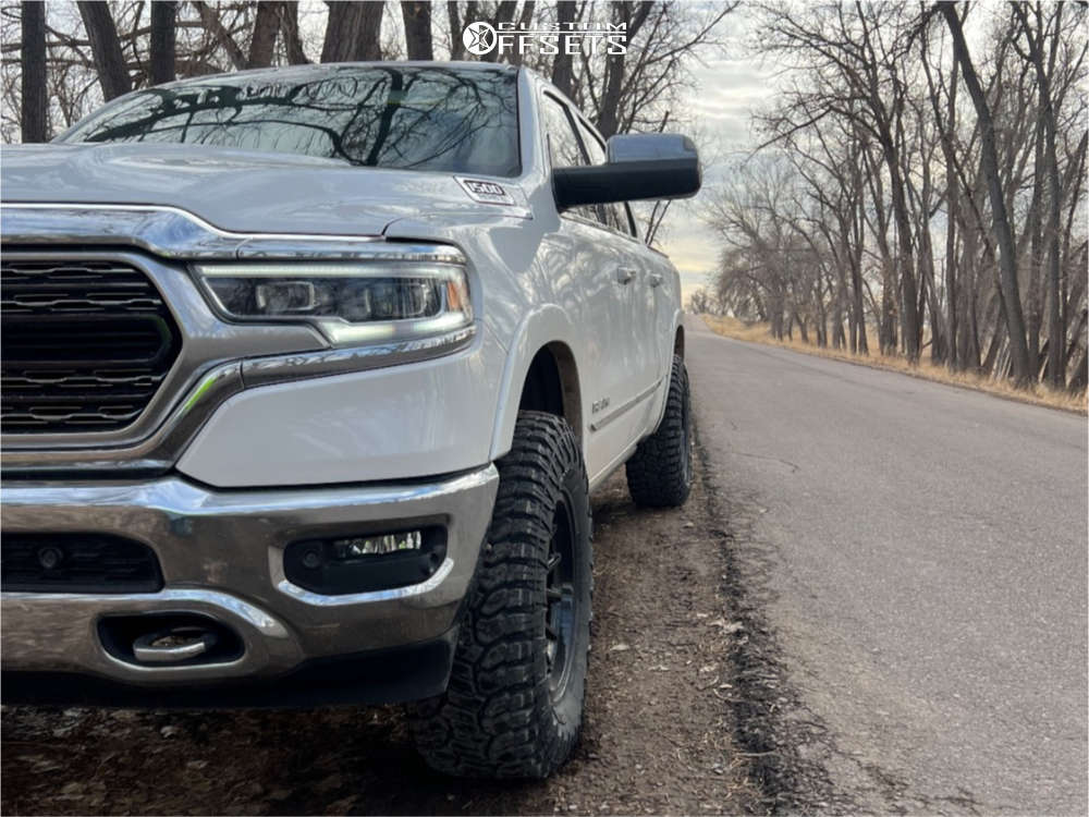 2019 Ram 1500 with 18x9 -12 Mayhem Intrepid and 35/12.5R18 Radar ...