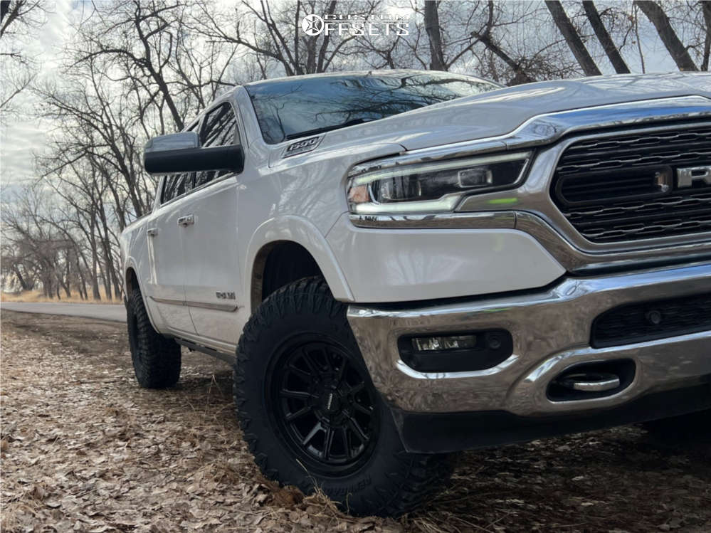 2019 Ram 1500 with 18x9 -12 Mayhem Intrepid and 35/12.5R18 Radar ...