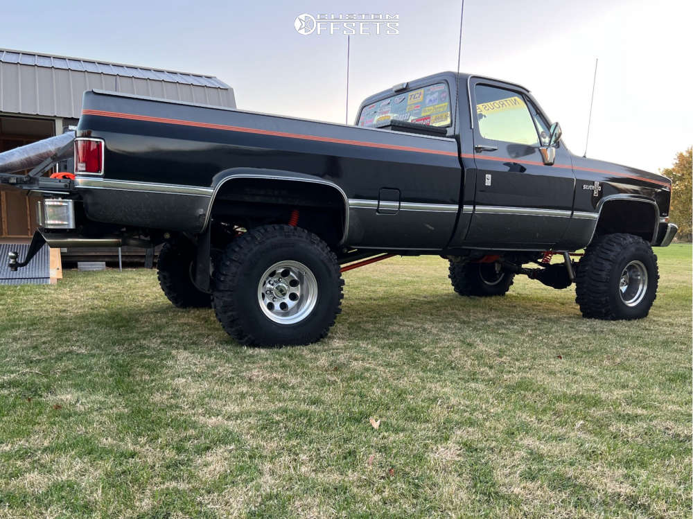 1986 Chevrolet K10 with 15x12 -73 Mickey Thompson Classic Iii and 35/12 ...