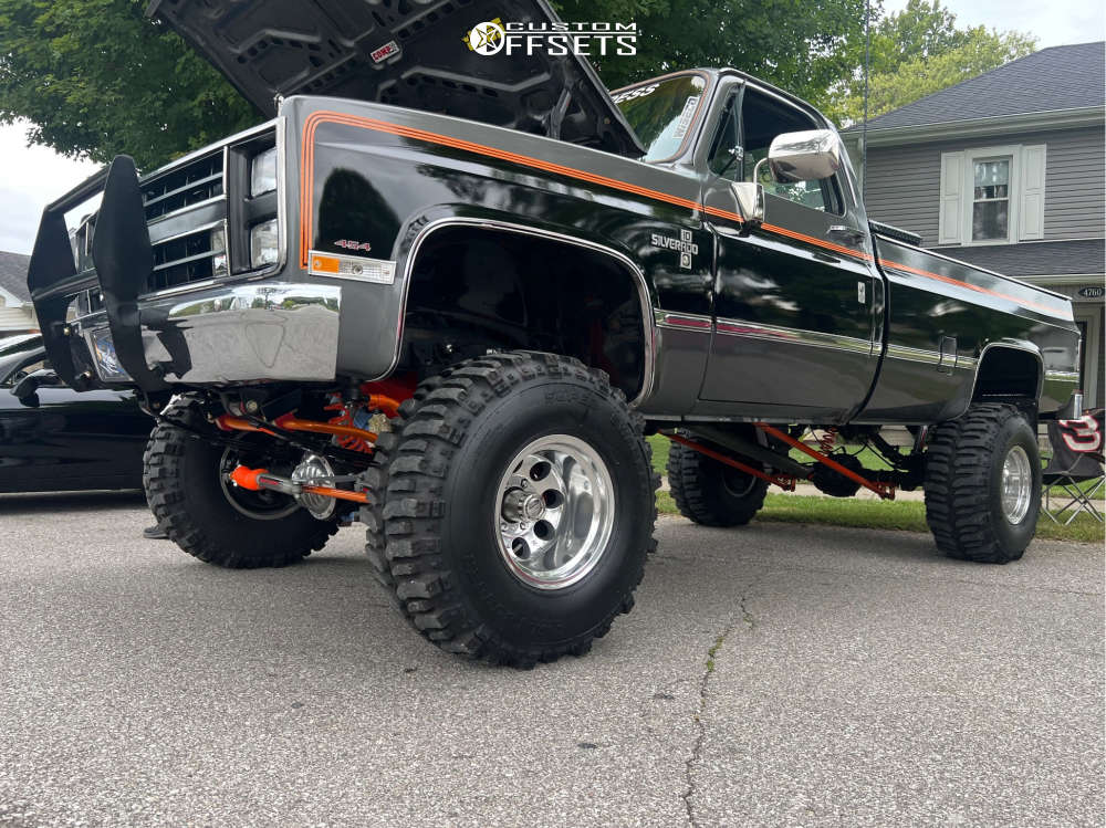 1986 Chevrolet K10 with 15x12 -73 Mickey Thompson Classic Iii and 35/12 ...