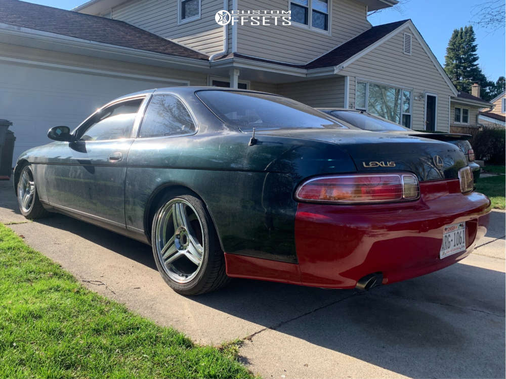 1996 Lexus SC300 with 17x8 35 Anovia Treble and 225/45R17 Toyo Tires ...