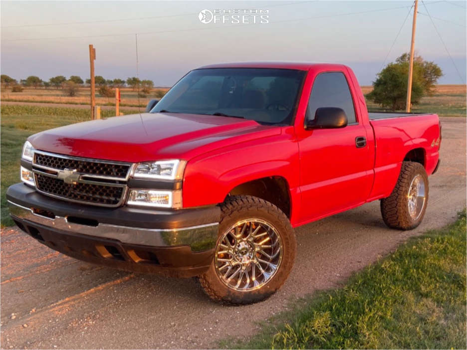 2007 Chevrolet Silverado 1500 Classic with 20x10 -25 Vision Brawl and ...