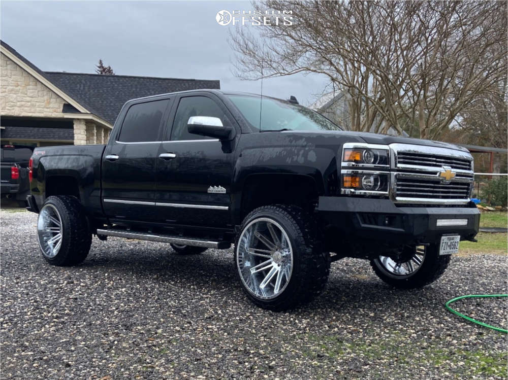 2015 Chevrolet Silverado 1500 with 24x14 -81 ARKON OFF-ROAD Churchill ...
