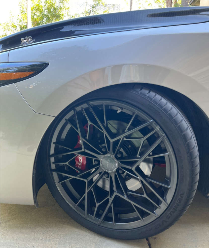 2022 Mazda 3 with 19x8.5 35 MRR Gf10 and 245/35R19 Hankook Ventus V12 ...