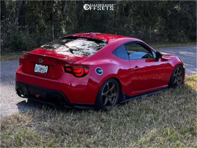 2019 Subaru BRZ with 17x9 45 Enkei T6r and 235/45R17 Toyo Tires Extensa ...