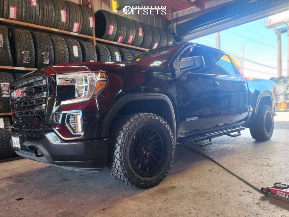 2021 GMC Sierra 1500 with 20x10 -24 Anthem Off-Road Turbine and 33/12 ...