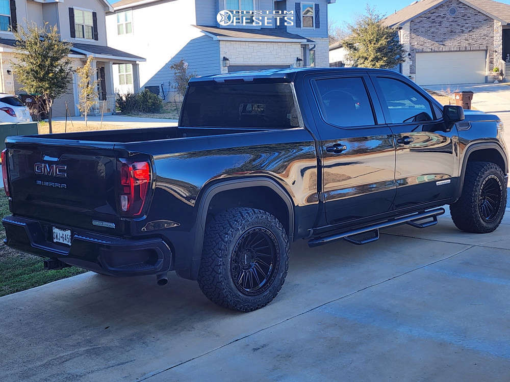 2021 GMC Sierra 1500 with 20x10 -24 Anthem Off-Road Turbine and 33/12 ...