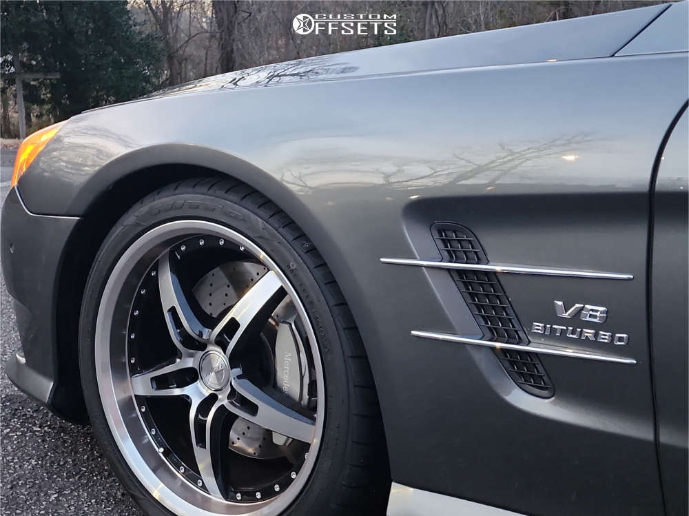 2015 Mercedes-Benz SL550 with 19x8.5 35 MRR Gt5 and 255/35R19 Nitto Motivo and Stock | Custom ...