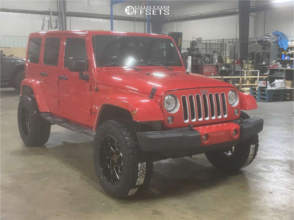 2016 Jeep Wrangler with 20x10 -19 Wicked Offroad W932 and 35/12.5R20 ...