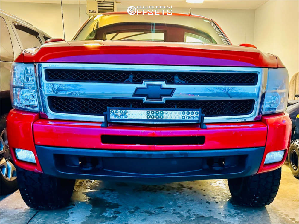 2010 Chevrolet Silverado 1500 with 18x10 -24 Anthem Off-Road Equalizer ...