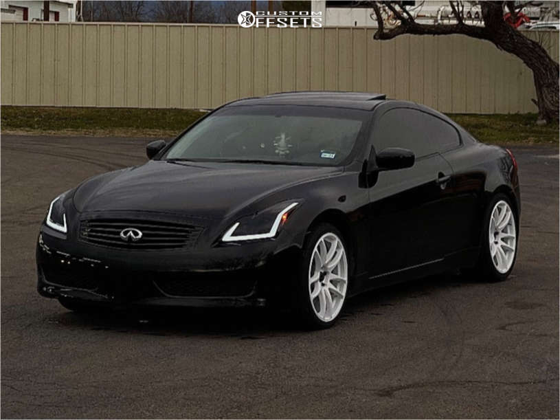 2009 INFINITI G37 with 19x8.5 35 Vors Tr4 and 235/35R19 Nitto Nt555 G2 ...