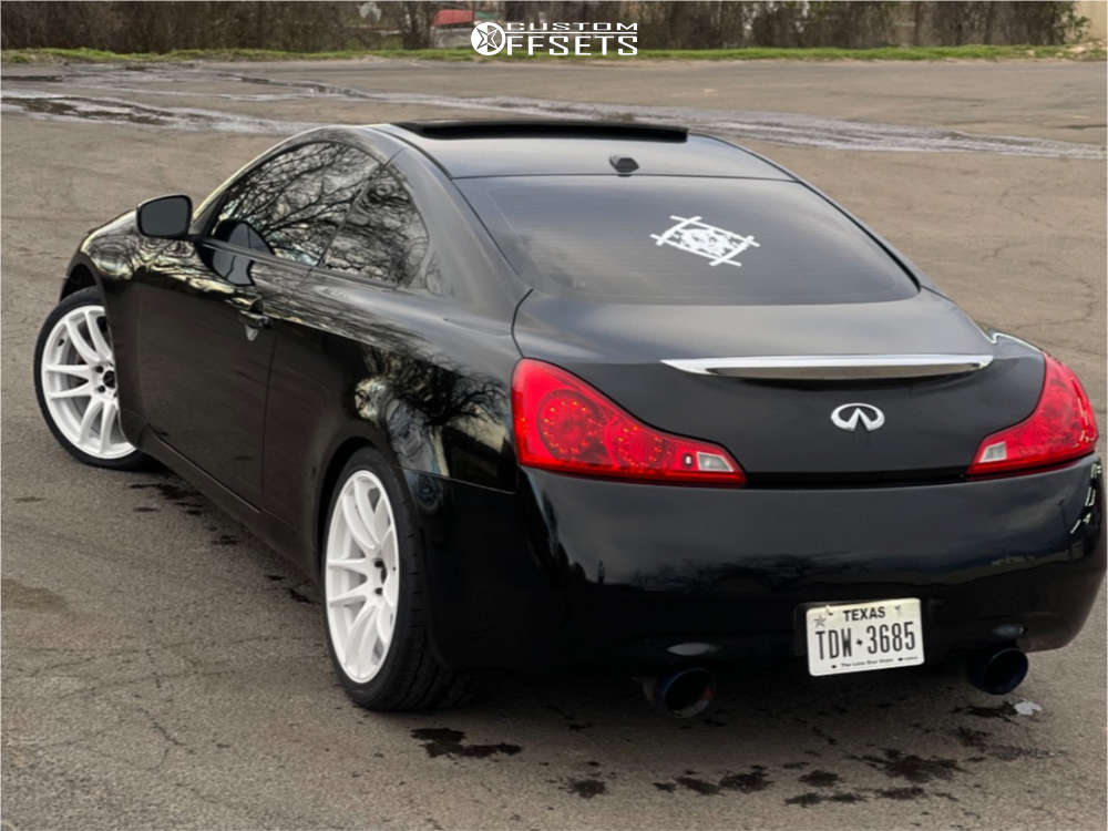 2009 INFINITI G37 with 19x8.5 35 Vors Tr4 and 235/35R19 Nitto Nt555 G2 ...
