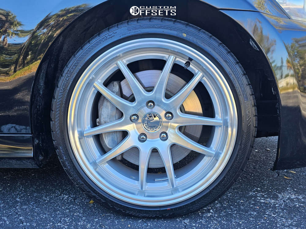 2013 Lexus GS350 with 18x8.5 35 Aodhan Ds02 and 225/40R18 Vercelli ...