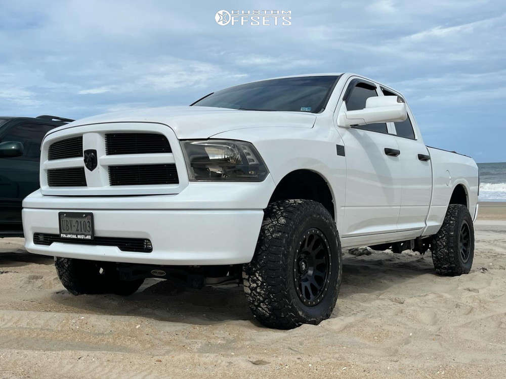 2012 Ram 1500 with 18x9 6 Fuel Vector and 285/75R18 Nitto Recon ...