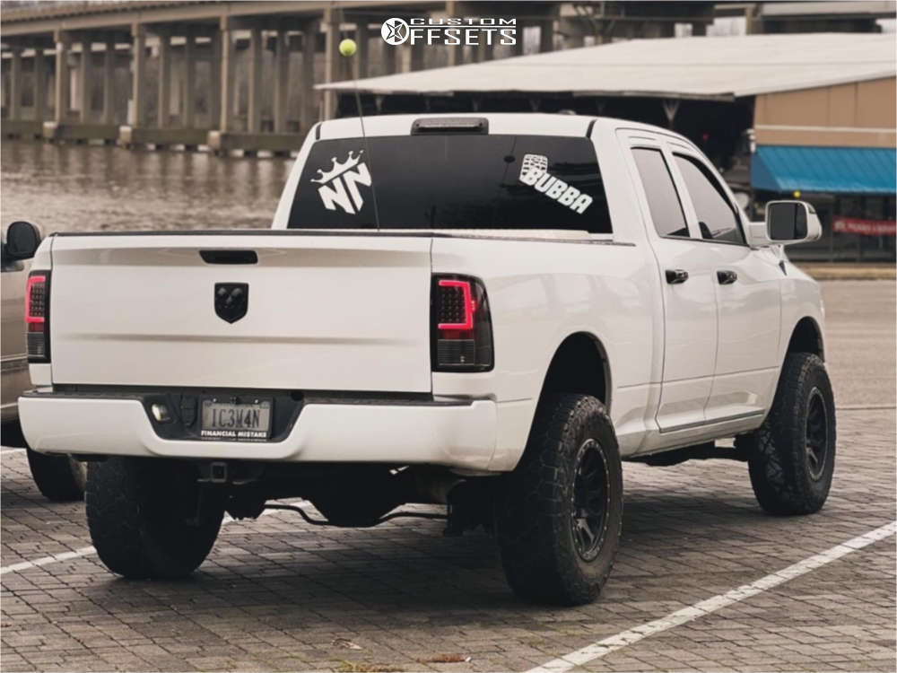 2012 Ram 1500 with 18x9 6 Fuel Vector and 285/75R18 Nitto Recon ...