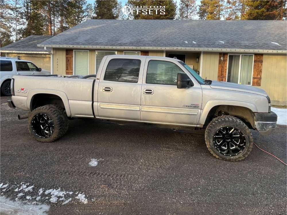 2005 Chevrolet Silverado 2500 HD with 20x14 -76 American Offroad ...