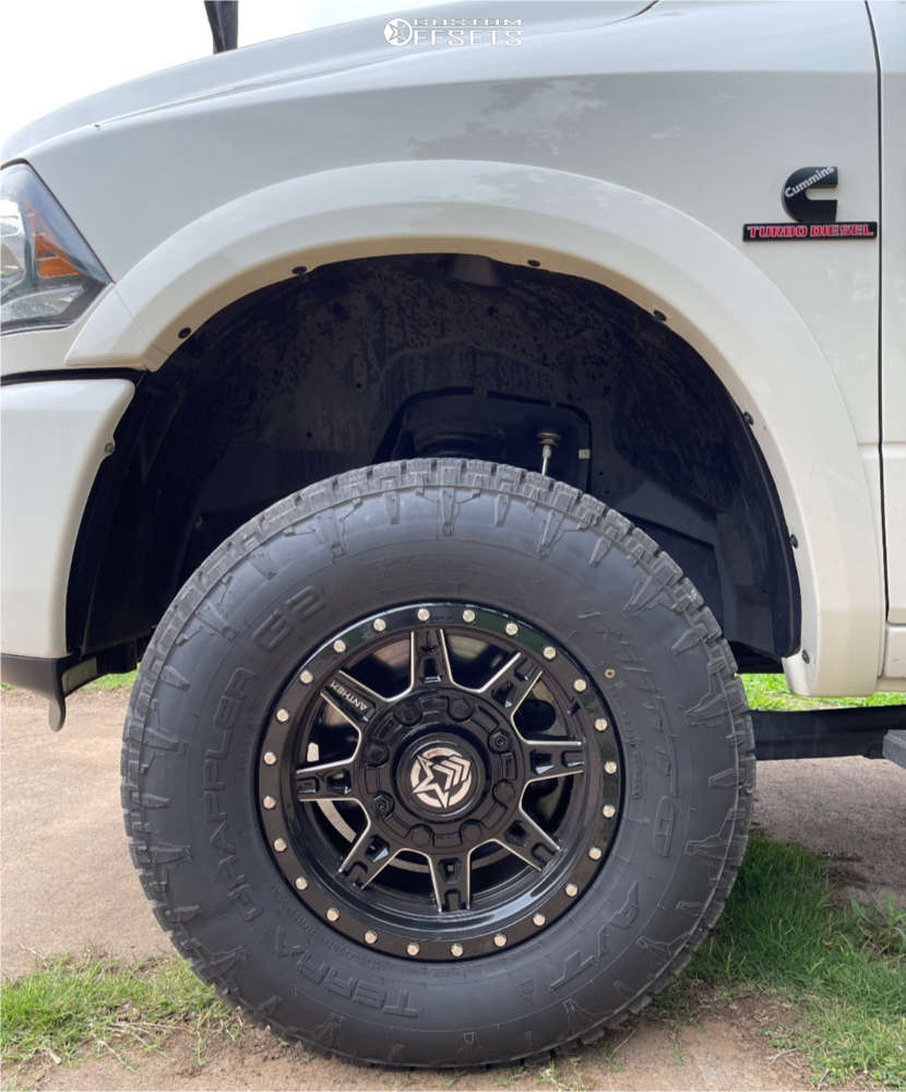 2016 Ram 2500 with 17x9 -12 Anthem Off-Road Rogue and 285/70R17 Nitto ...