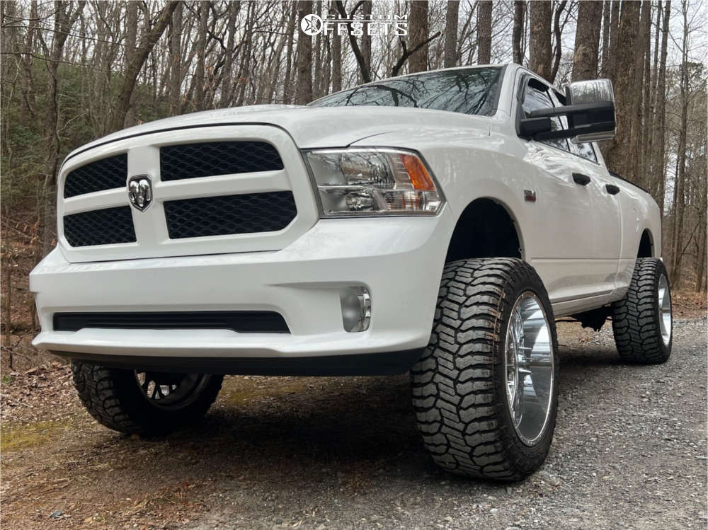 2017 Ram 1500 with 22x12 -51 Vision Rocker and 35/12.5R22 Radar ...