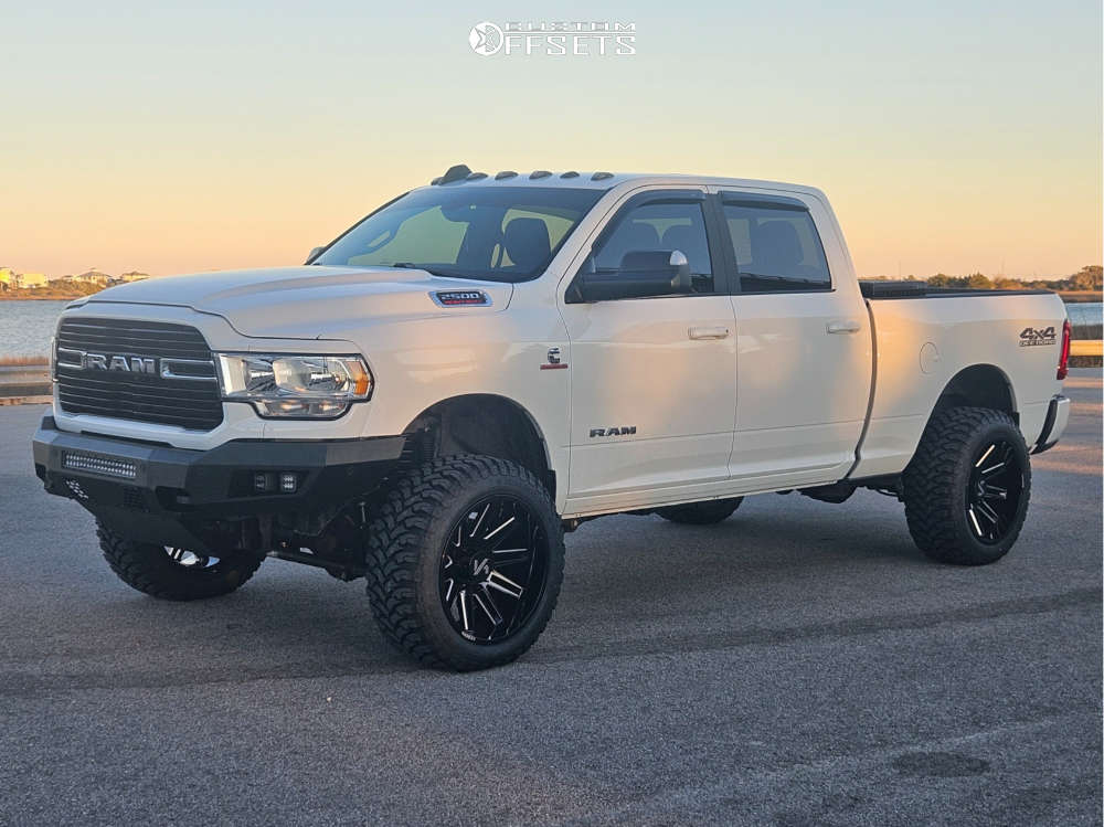 2021 Ram 2500 with 22x12 -51 ARKON OFF-ROAD Churchill and 35/12.5R22 ...