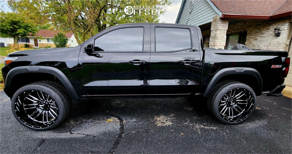 2023 Chevrolet Colorado with 24x12 -44 Hartes Metal Offroad Whipsaw and ...