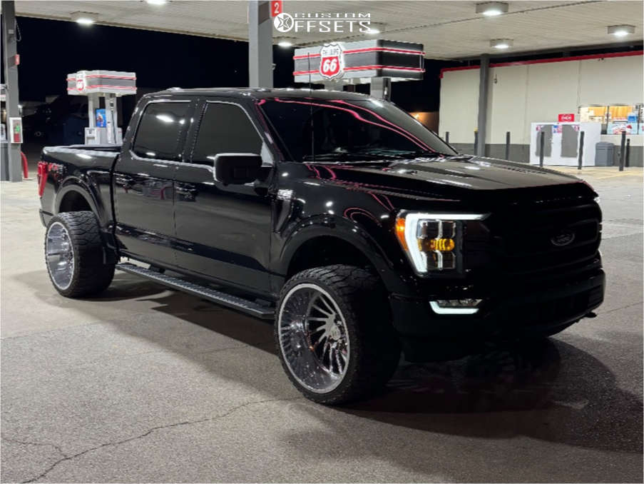 2021 Ford F-150 with 24x14 -81 ARKON OFF-ROAD Caesar and 33/14.5R24 ...