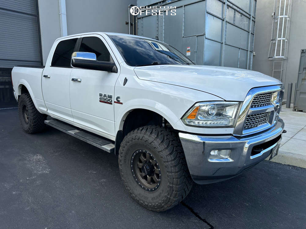 2014 Ram 2500 with 17x9 20 Raceline Avenger and 37/13.5R17 Toyo Tires ...