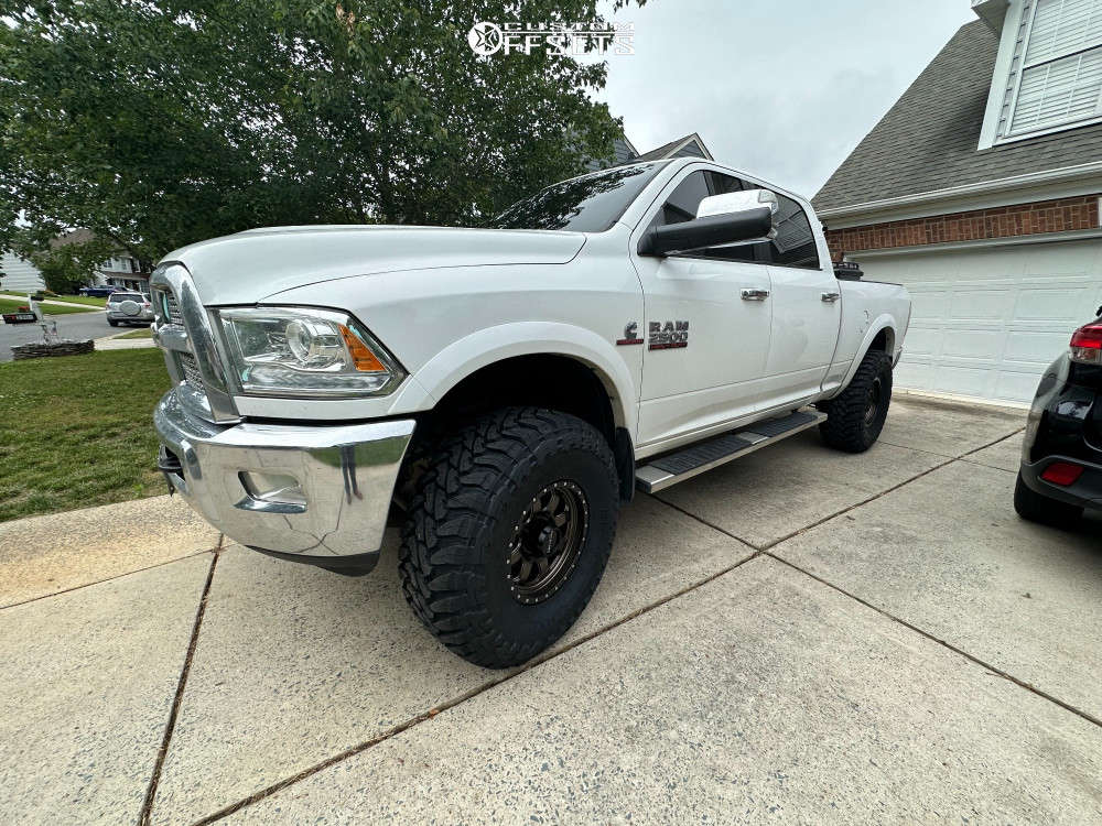 2014 Ram 2500 with 17x9 20 Raceline Avenger and 37/13.5R17 Toyo Tires ...